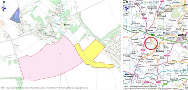 48.54 acres, Lot 1- Arable Land Off Alvescot Road, Shilton, Burford ...